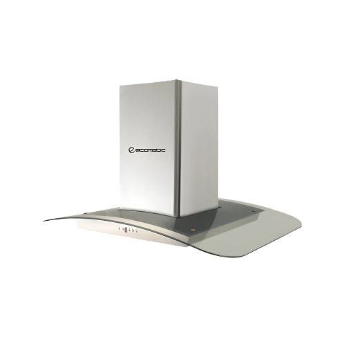 Ecomatic H910IGD DIGITAL ISLAND GLASS HOOD 90cm Suction Power 650 – Cairo Drop