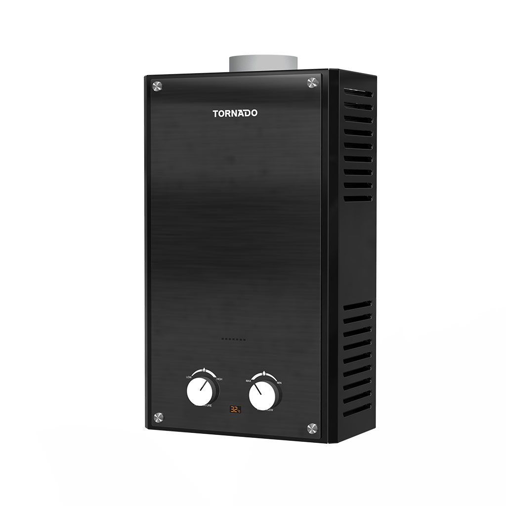 TORNADO Gas Water Heater 10 L Natural Gas Glass – Cairo Drop
