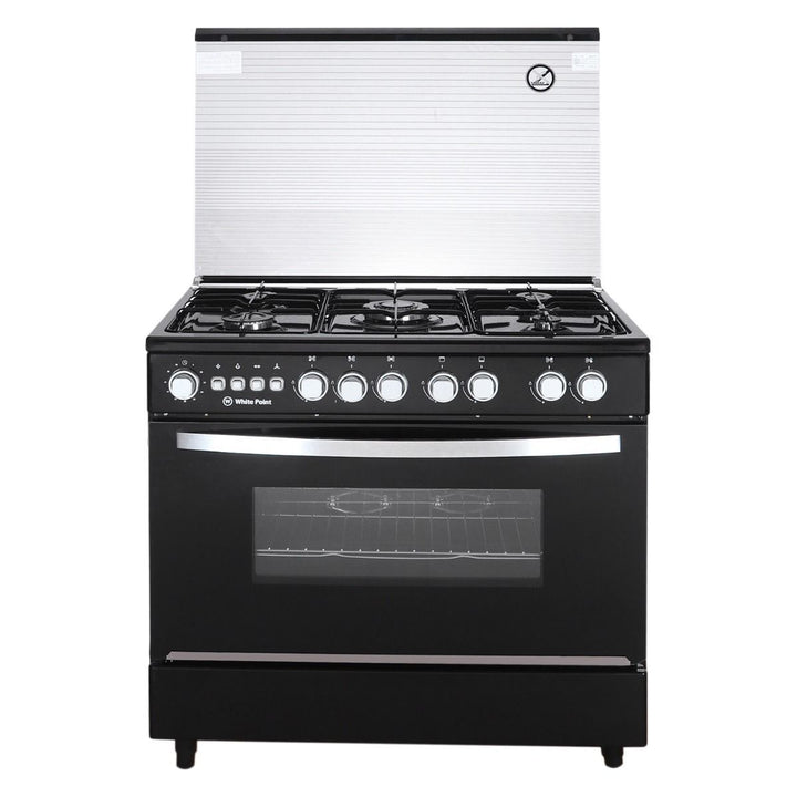 White Point Cooker, 60 x 90 cm, 5 Burners, Black, WPGC9060BA – Cairo Drop